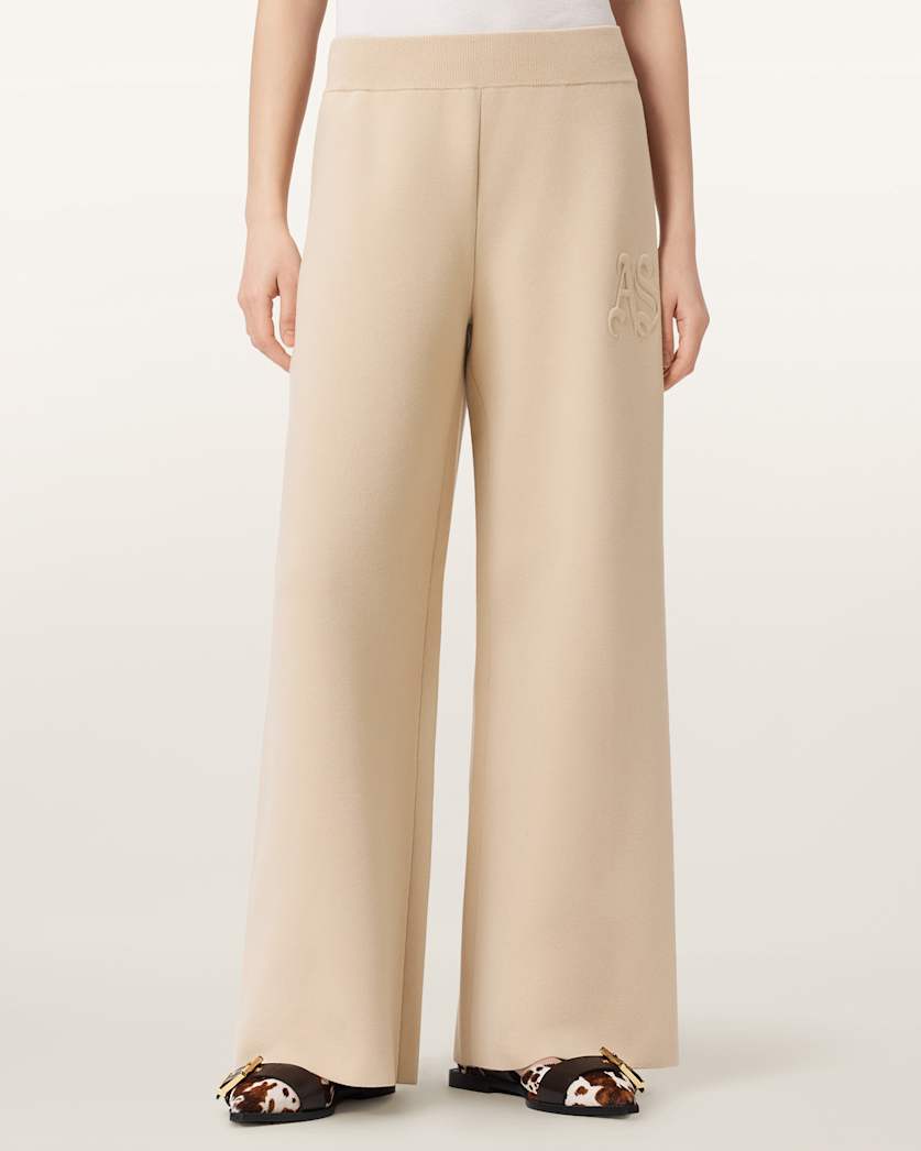 Sonny Knitted Trouser PEBBLE WHITE | ALLSAINTS Canada